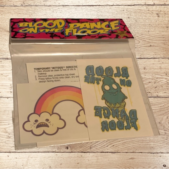 Hot Topic | Accessories | Rare Botdf Blood On The Dance Floor Temporary ...